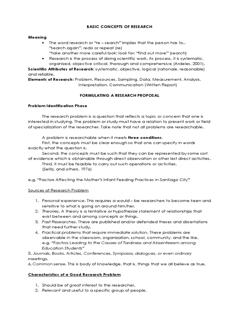 Basic Concept of Research | PDF | Conceptual Framework | Theory