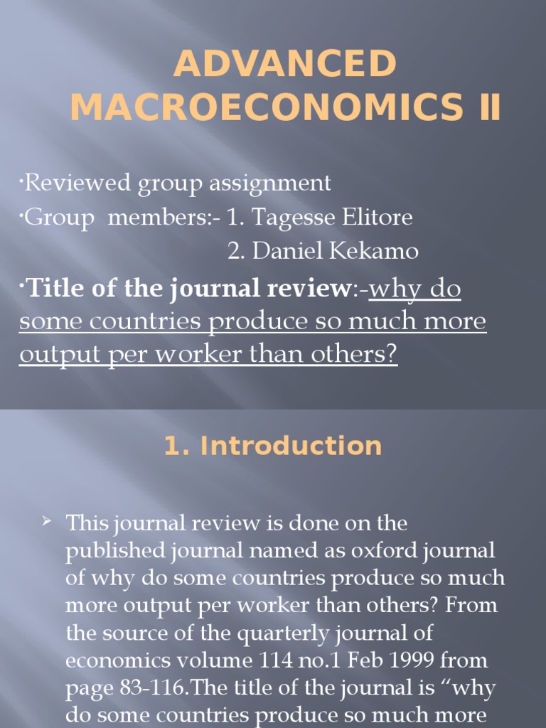 Advanced Macroeconomics | PDF | Macroeconomics | Economics