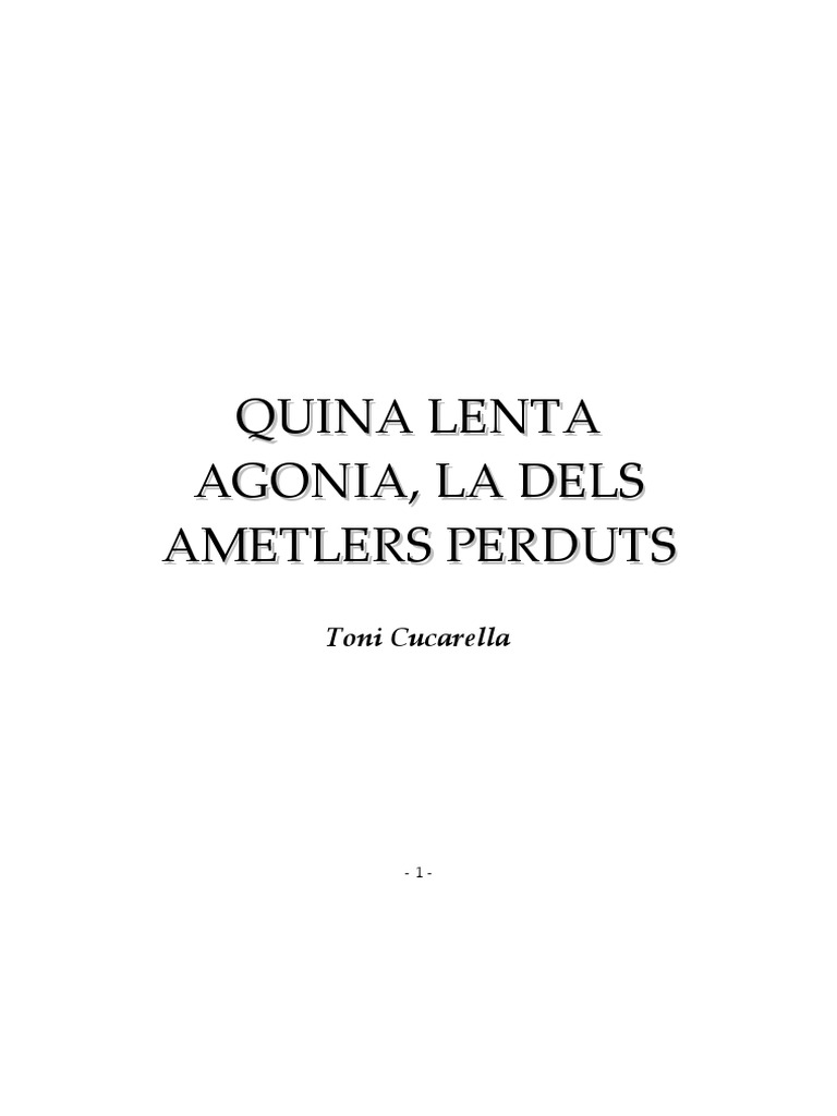 Quina Lenta Agonia Pdf Pdf