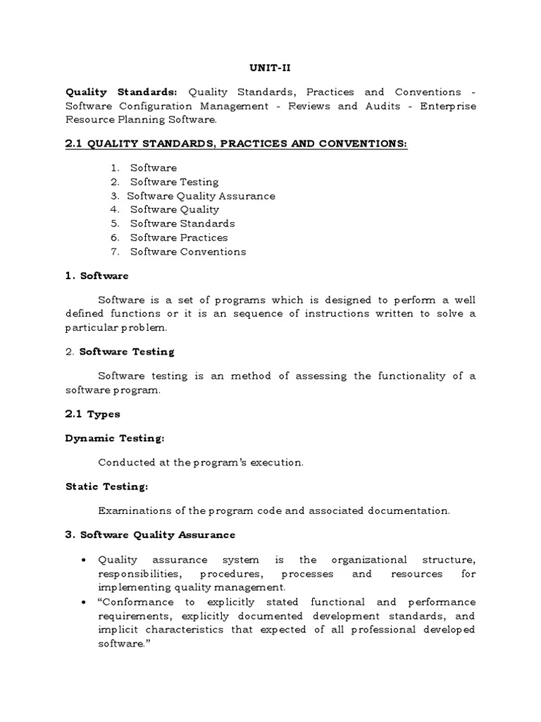 Quality Standards PDF | PDF | Software Quality | Software Testing