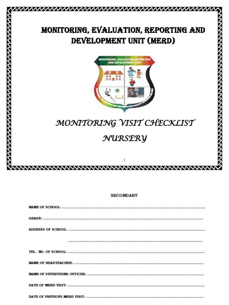 Secondary Checklist Revised 2014 PDF | PDF | Teachers | Behavior ...