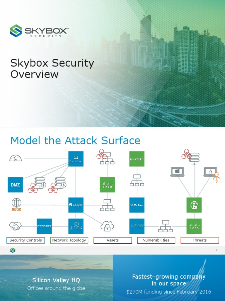Skybox Security Sales&Tech Overview | PDF | Vulnerability (Computing) | Firewall (Computing)