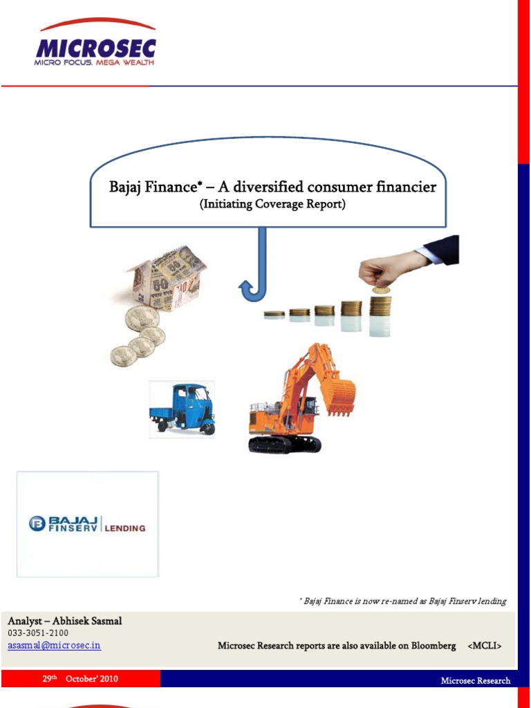 Bajaj Auto Finance ICR - AS | PDF | Loans | Stocks