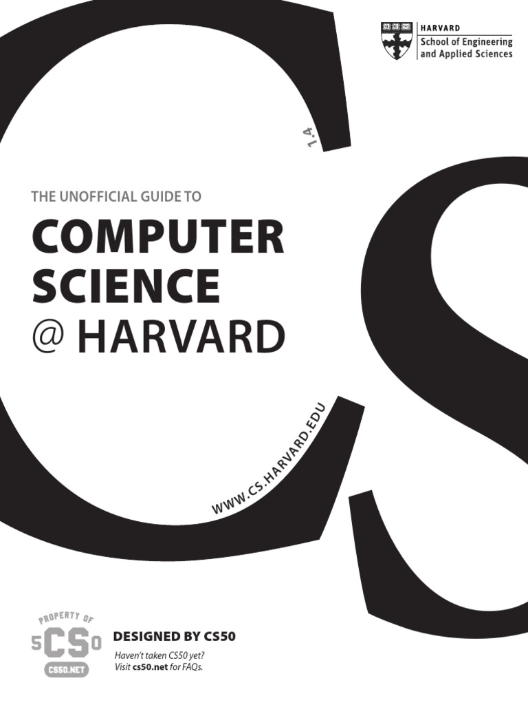 Unofficial Guide To CS at Harvard | PDF | Computer Science | Teaching ...