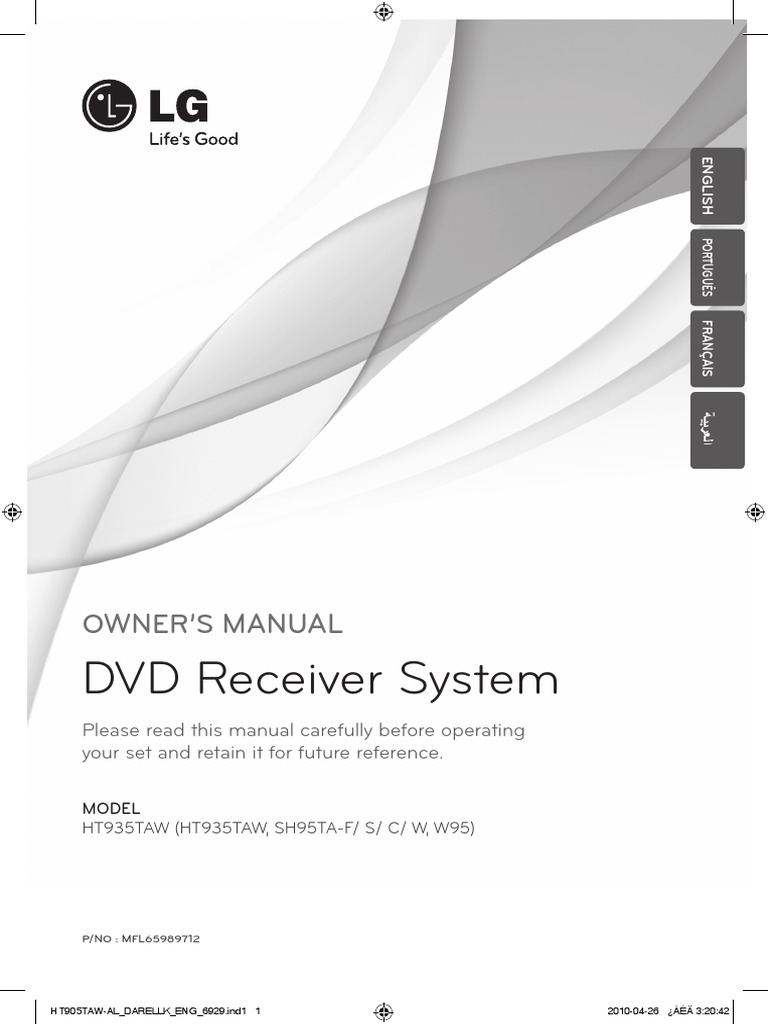 DVD Receiver System | PDF | Ac Power Plugs And Sockets | Compact Disc