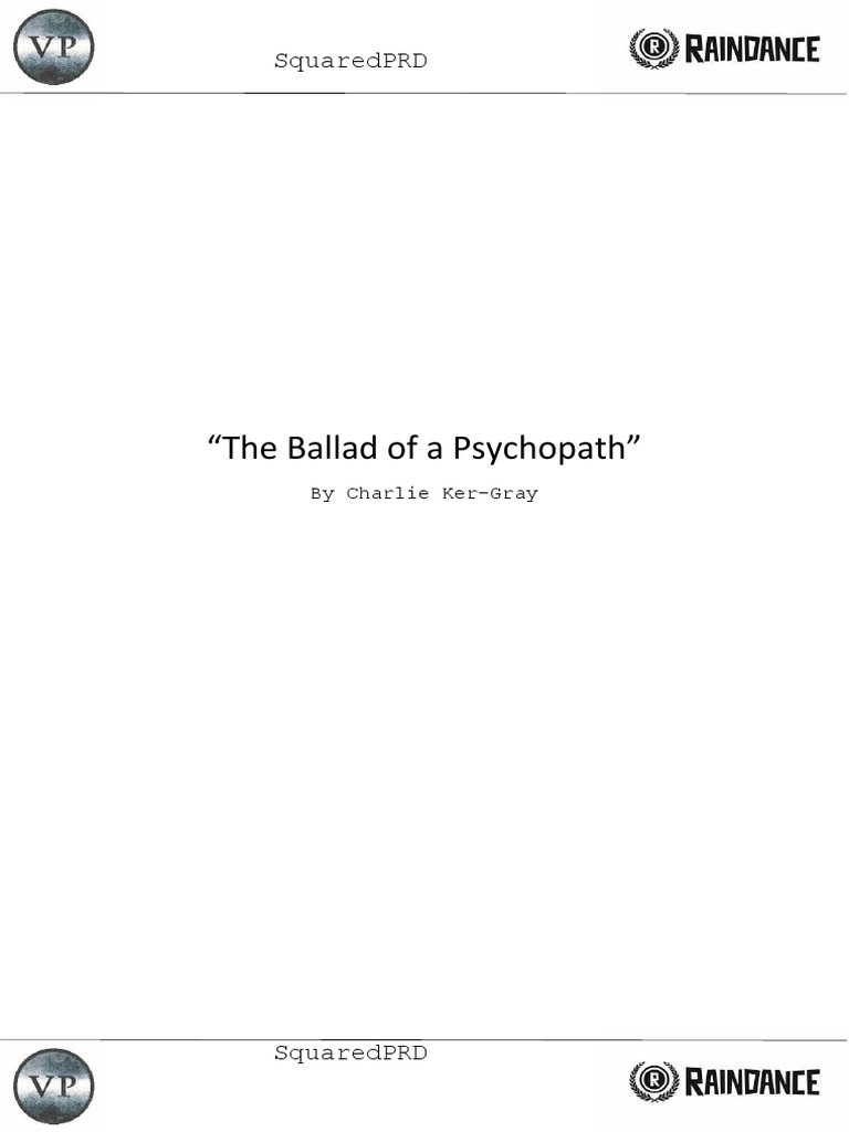 "The Ballad of A Psychopath": Squaredprd | PDF | Leisure