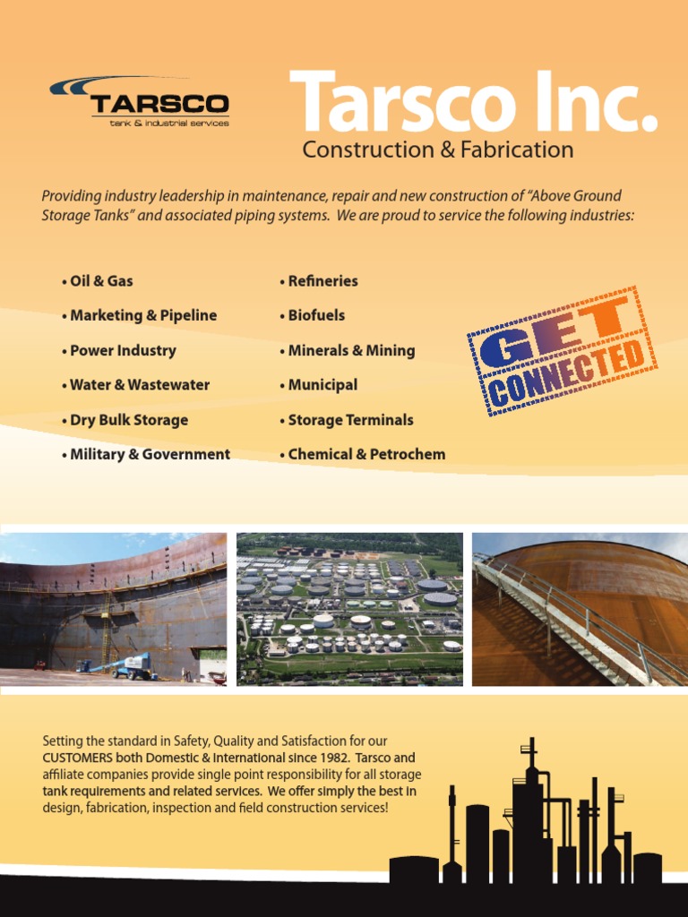 Tarsco PDF | PDF | Structural Steel | Tanks