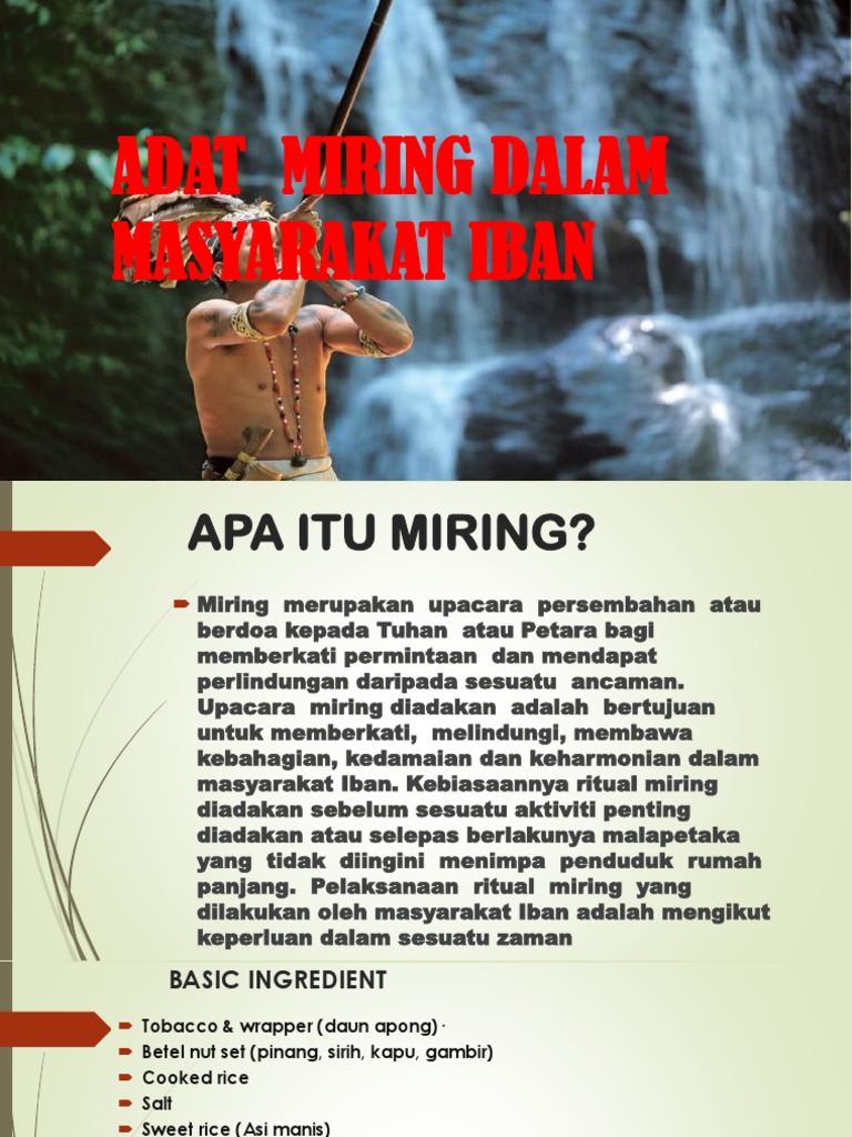 Slaid Presentation Adat Miring | PDF