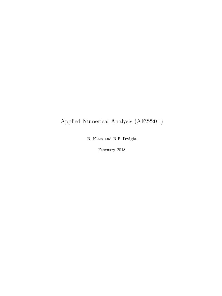 Applied Numerical Analysis Guide | PDF | Interpolation | Numerical Analysis