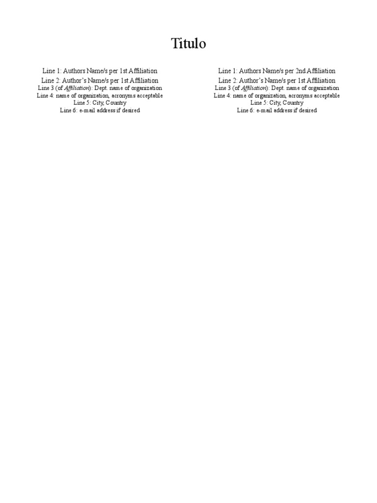 Pg4 Sample Word Template Conference Paper | PDF | Citation | Institute ...