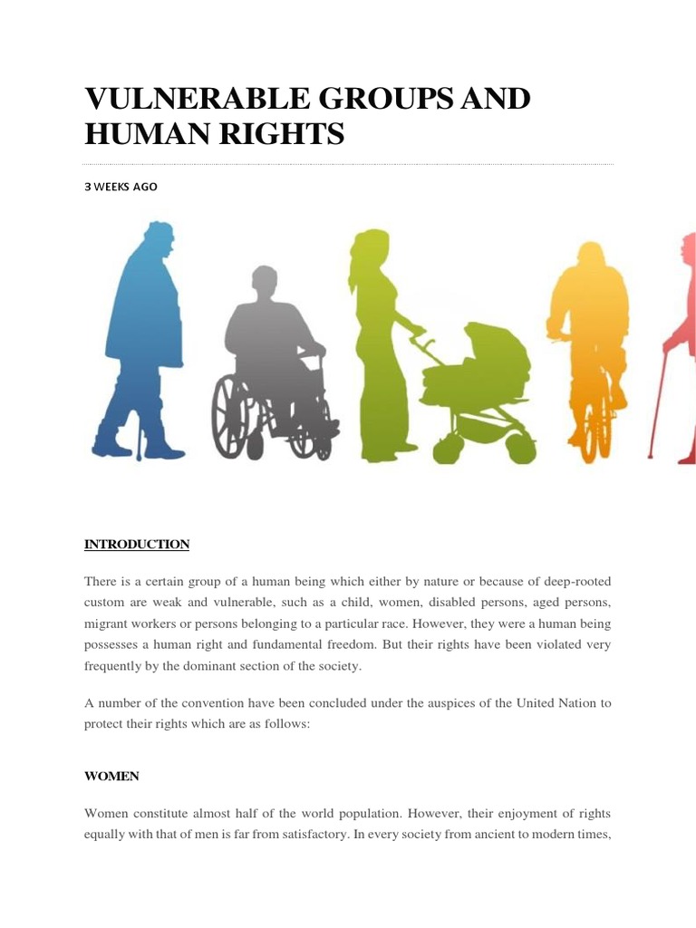 Vulnerable Groups and Human Rights | PDF | International Labour ...