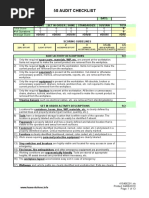 JH Checksheet Awareness | PDF