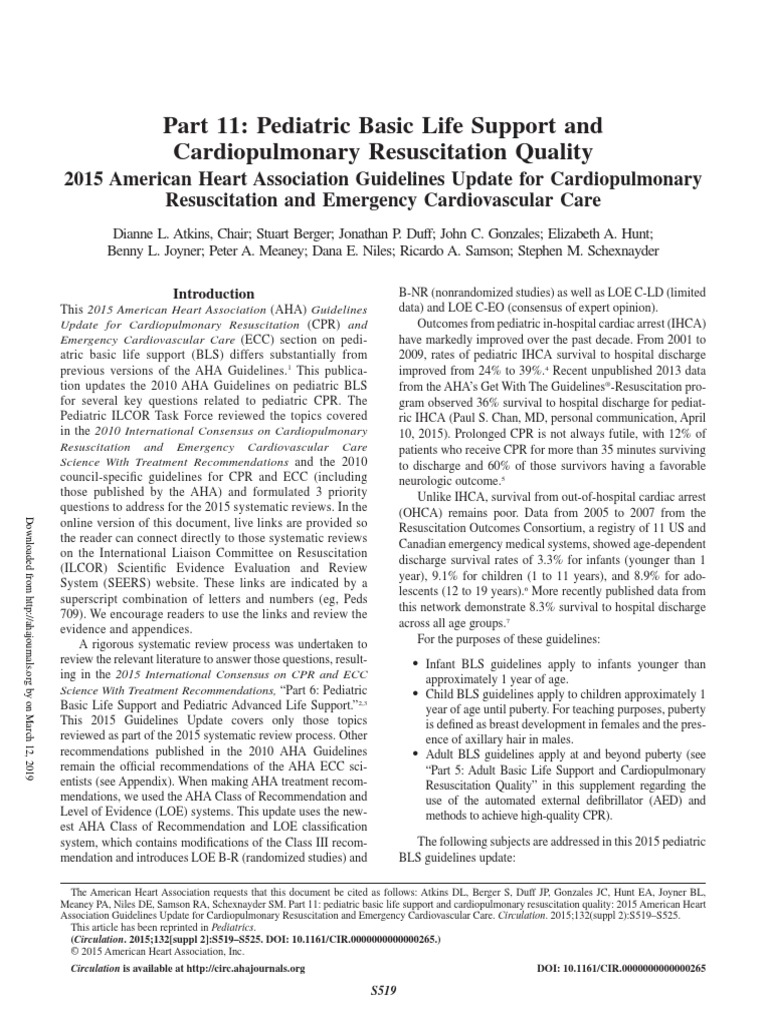 SBV 2015 | PDF | Cardiopulmonary Resuscitation | Cardiac Arrest