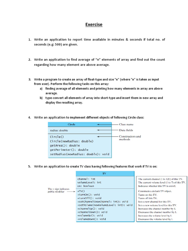 A1475898829 - 16870 - 4 - 2019 - Programming Exercise | PDF | Array ...