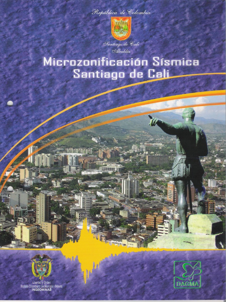 Microzonificacion Sismica Santiago de Cali 2012 PDF | PDF | Falla ...