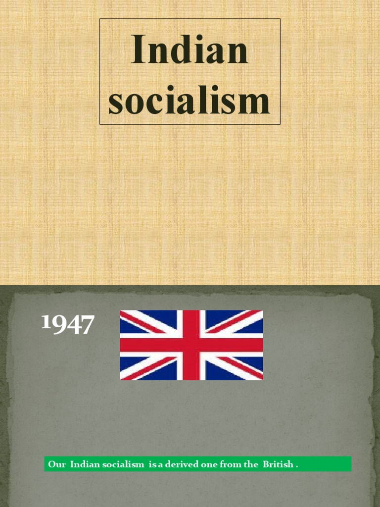 Indian Socialism | PDF | Socialism | Capitalism