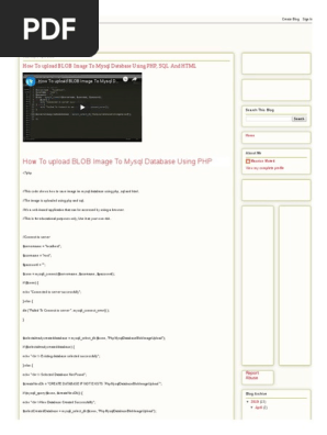 Upload Insert Update Delete An Image Using Php Mysql Coding Cage
