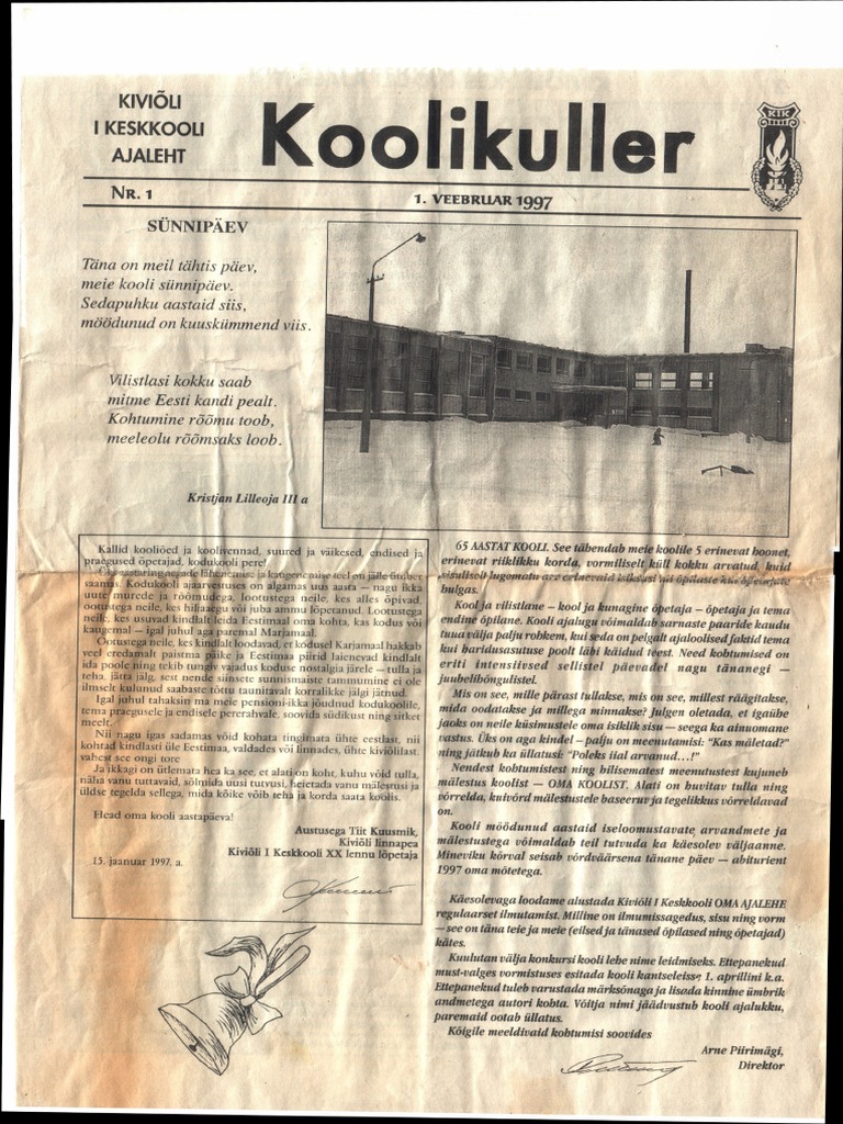 K1K Koolikuller 1997 | PDF