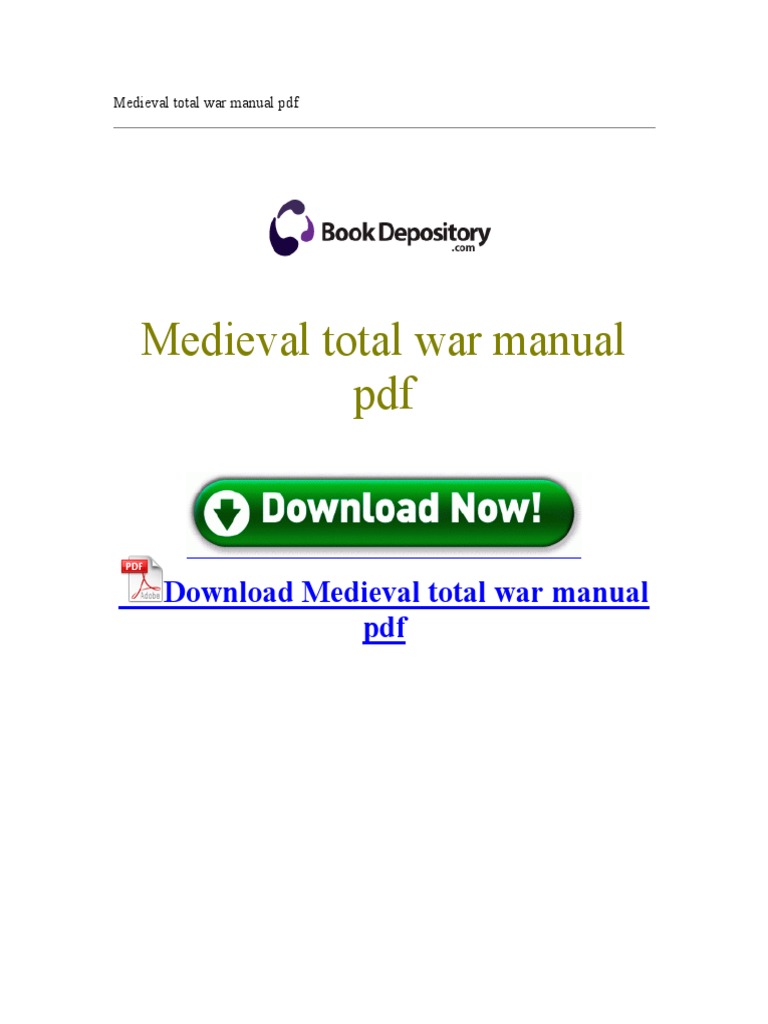 Medieval Total War Manual PDF | PDF | Computing Platforms | Computing