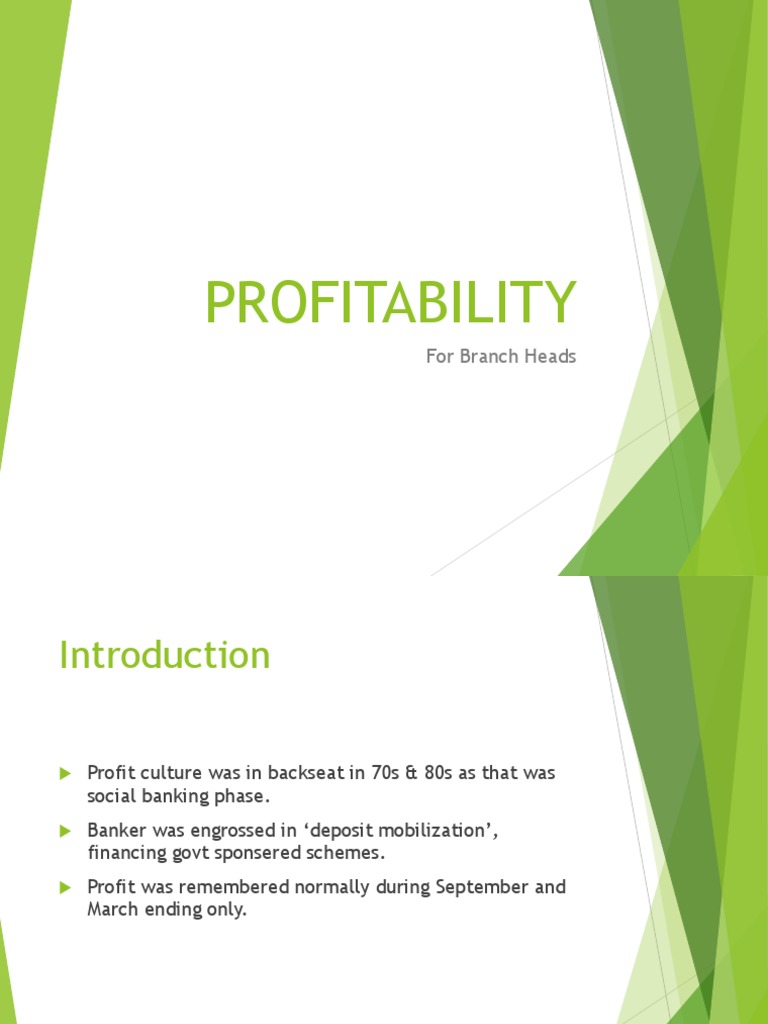 Maximizing Branch Profitability | PDF | Deposit Account | Banks