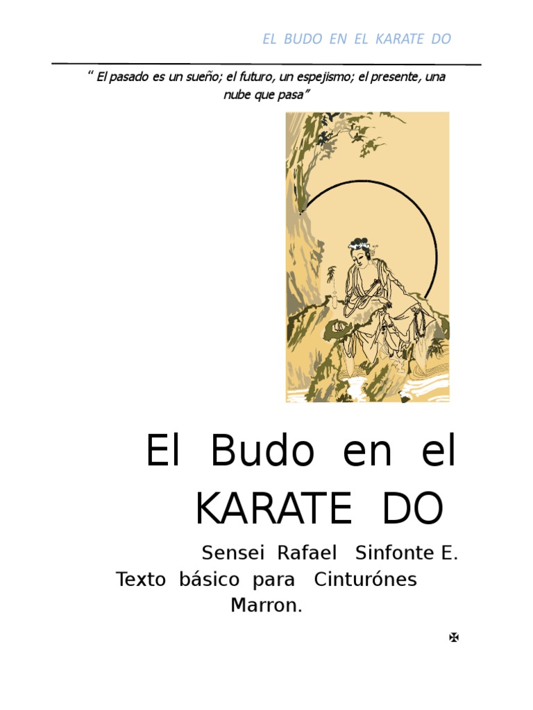 El Budo | PDF | Kárate | Shotokan
