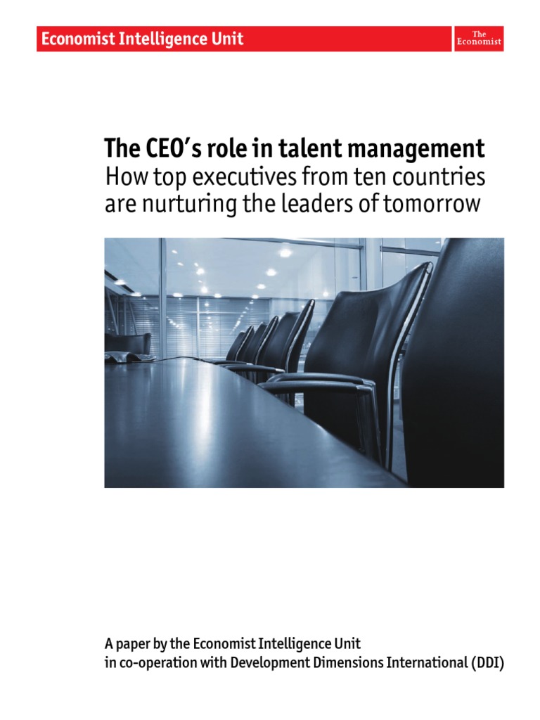 CEO Roles in Talent Management PDF | PDF | Chief Executive Officer ...