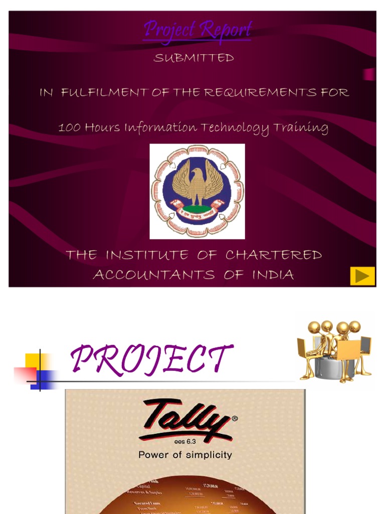 Tally Project | PDF | Voucher | Menu (Computing)