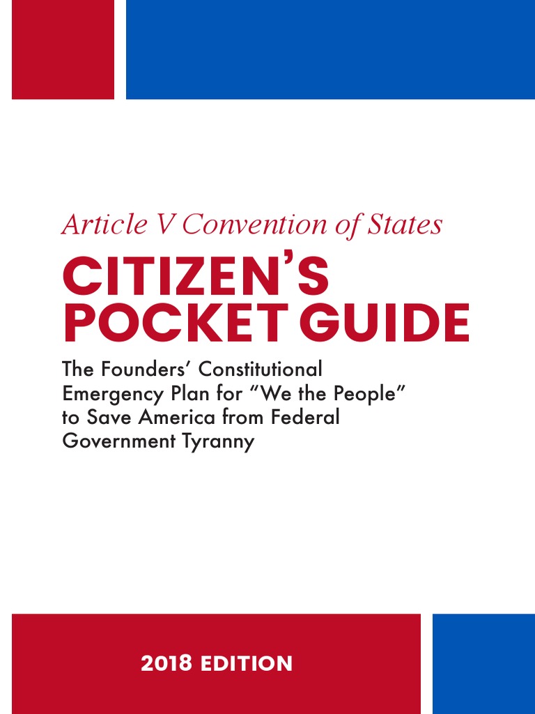 Article V Convention of States Guide | PDF | United States Constitution ...