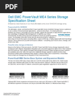 Datasheet - Dell PowerVault ME5 | PDF | Solid State Drive | Alternating ...