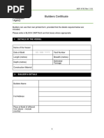 Tank Cleaning Certificate Template | PDF