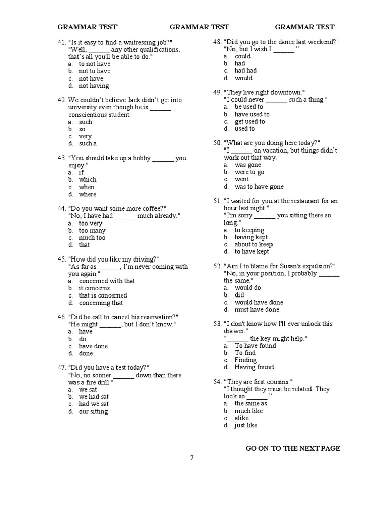 Msu Celp Sample Test 3 With Key | Download Free PDF | Thanksgiving ...