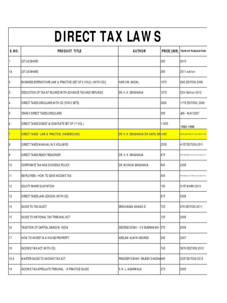 Taxmann Books and Resources Overview | PDF | International Taxation | Taxes