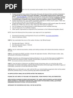 PRC Requirements For Board Exam Application | PDF | Social Science