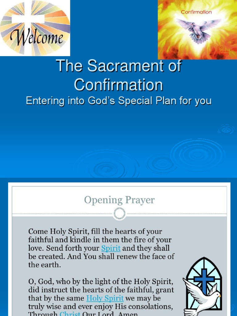 Understanding the Sacrament of Confirmation | PDF | Confirmation ...