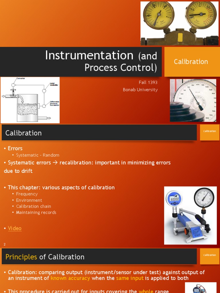 Instrumentation: (And Process Control) | PDF | Calibration | Accuracy And Precision
