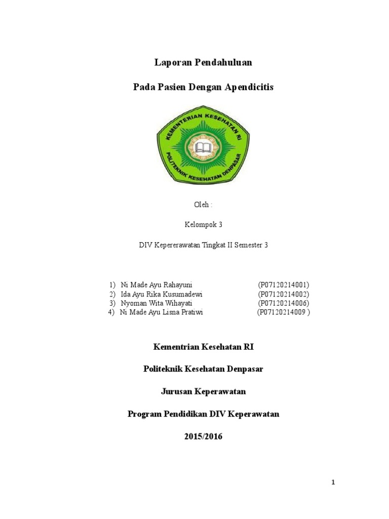 Format Askep KMB II | PDF