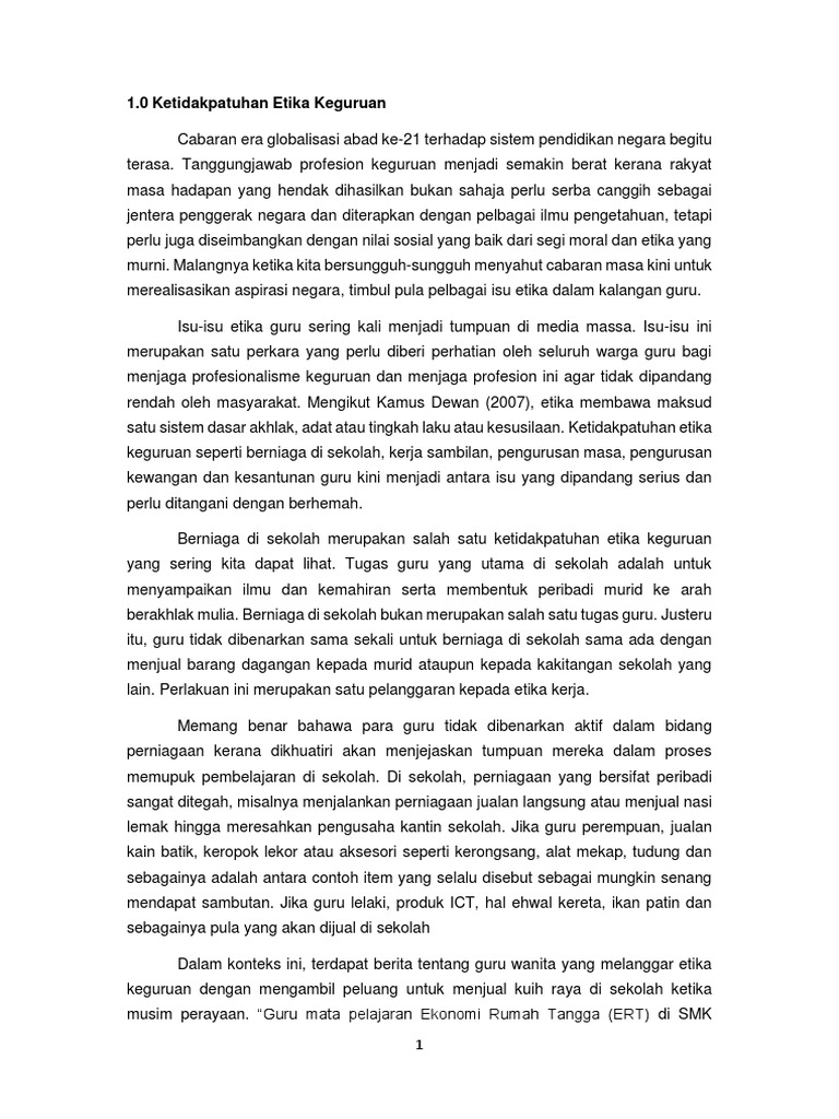Etika Guru | PDF