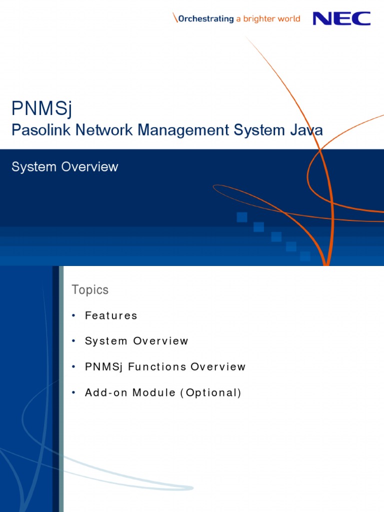 PNMSJ: Pasolink Network Management System Java | PDF | Internet Protocol Suite | Network Protocols