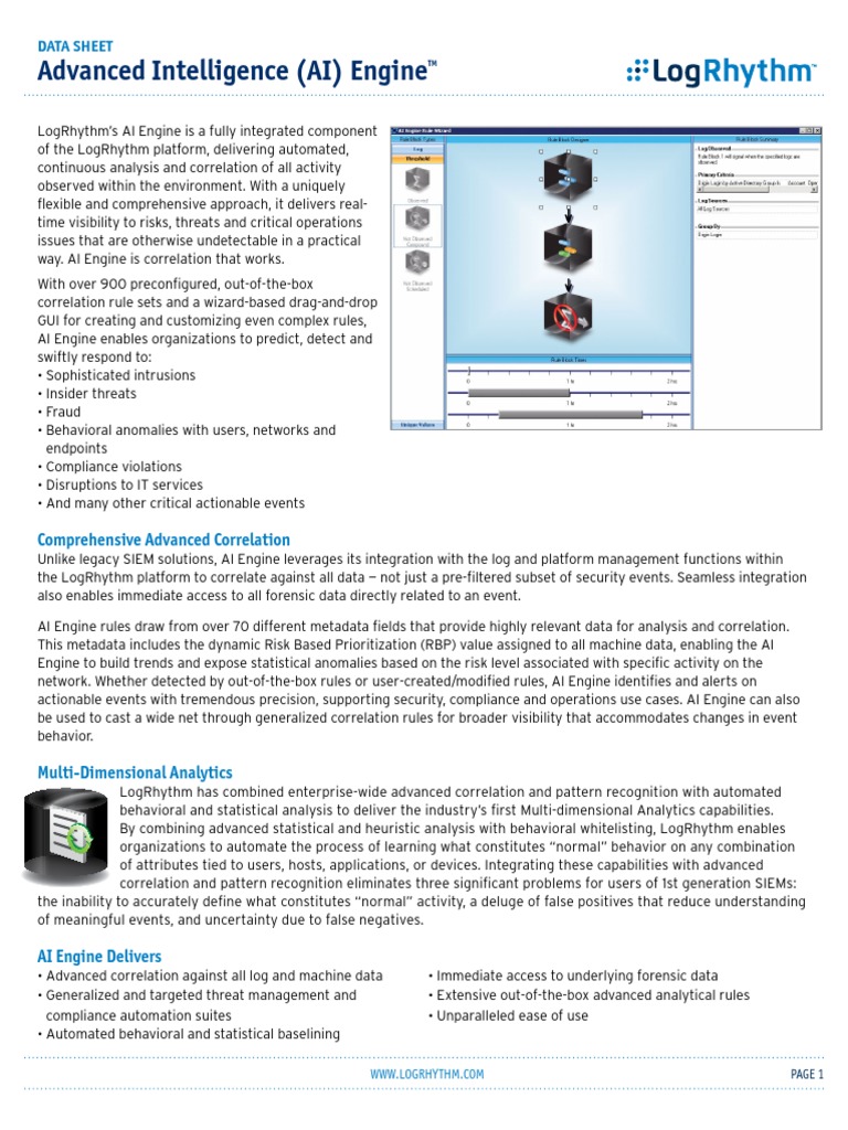 Advanced Intelligence Engine Data Sheet | PDF | Artificial Intelligence ...