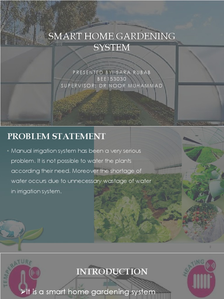 Smart Home Gardening System: An Automatic Irrigation Solution Using ...