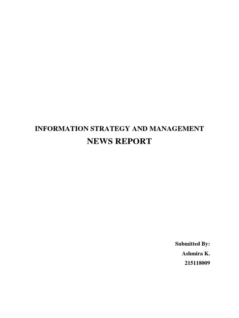 Information Strategy Management | PDF | Analytics | Cloud Computing