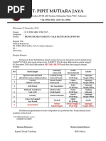 Jobdesk HSE Staff Atau Safety Admin | PDF