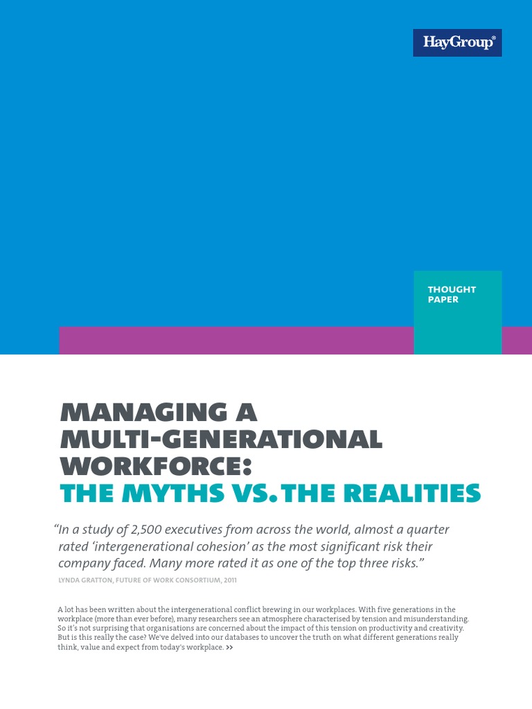 Managing A Multi-Generational Workforce | PDF | Millennials | Leadership
