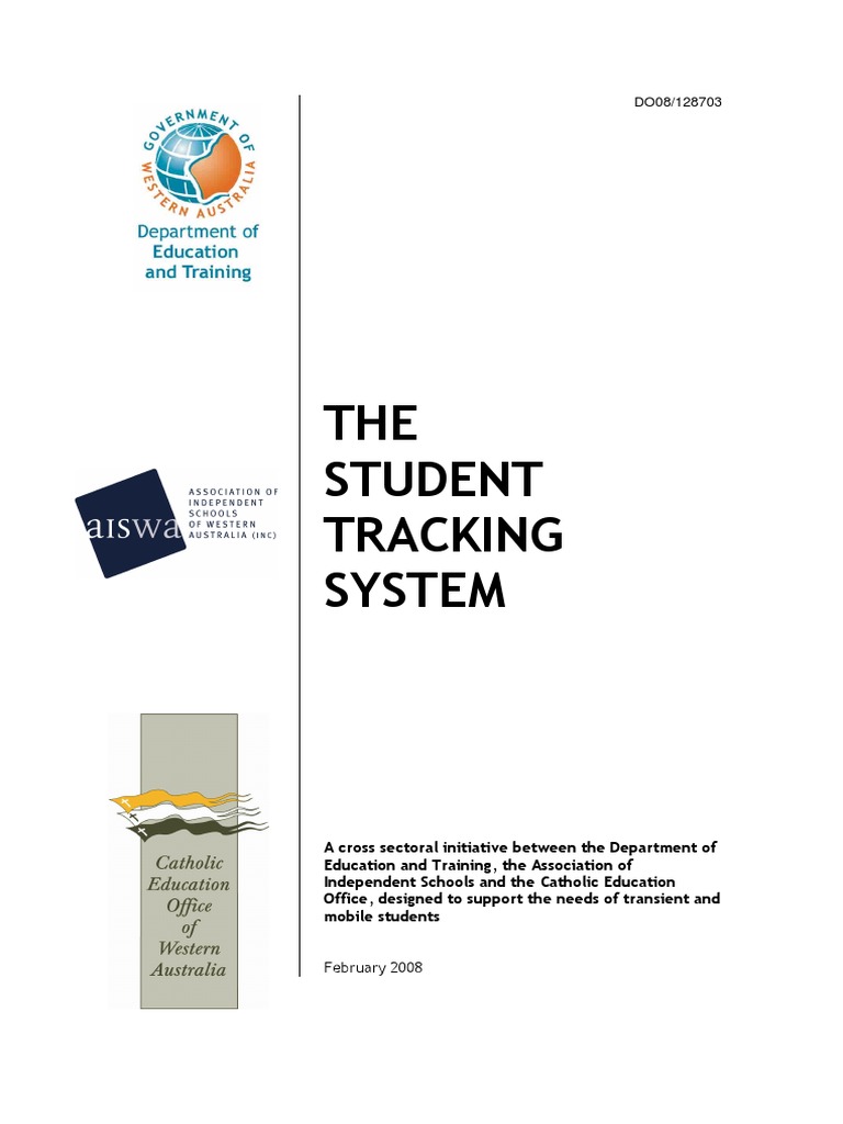 Student Tracking Information Package - 2008 PDF | PDF | State School ...