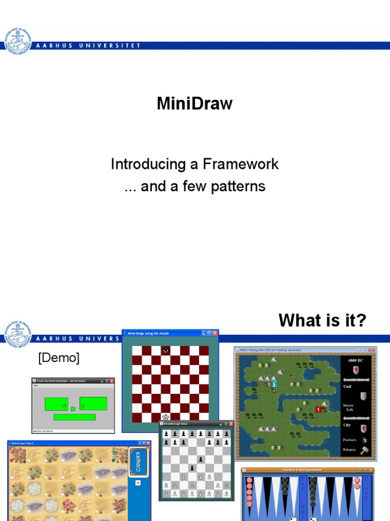 Minidraw: Introducing A Framework ... and A Few Patterns | PDF ...