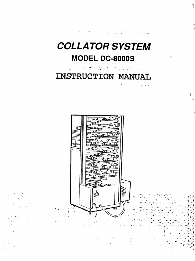 DC-8000 MK1 Instruction | PDF | Technology & Engineering