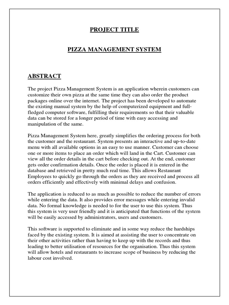 Pizza Mnagement Python | PDF | Databases | Areas Of Computer Science