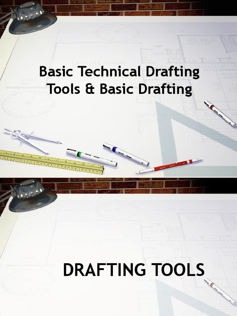 Technical Drawing Tools And Their Uses