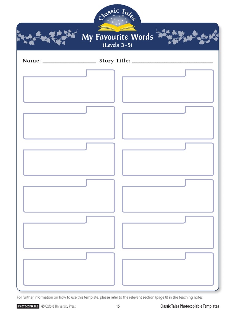 My Favourite Words 2 | PDF