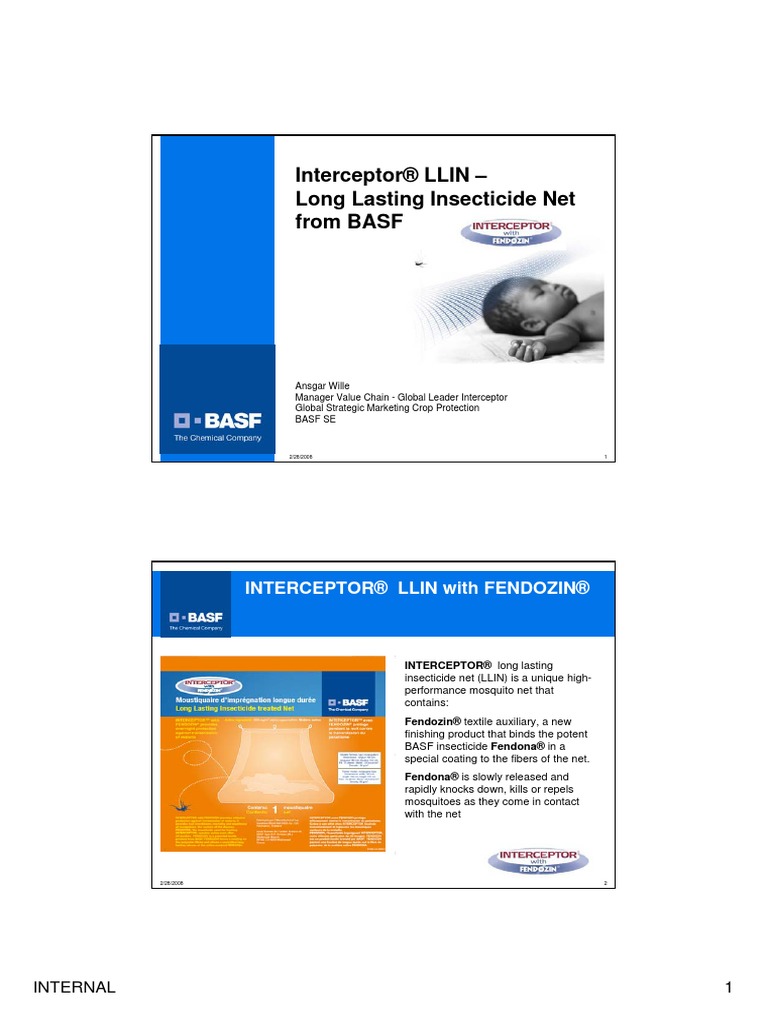 Llin Nets of Basf | PDF | Mosquito Net | Pesticide